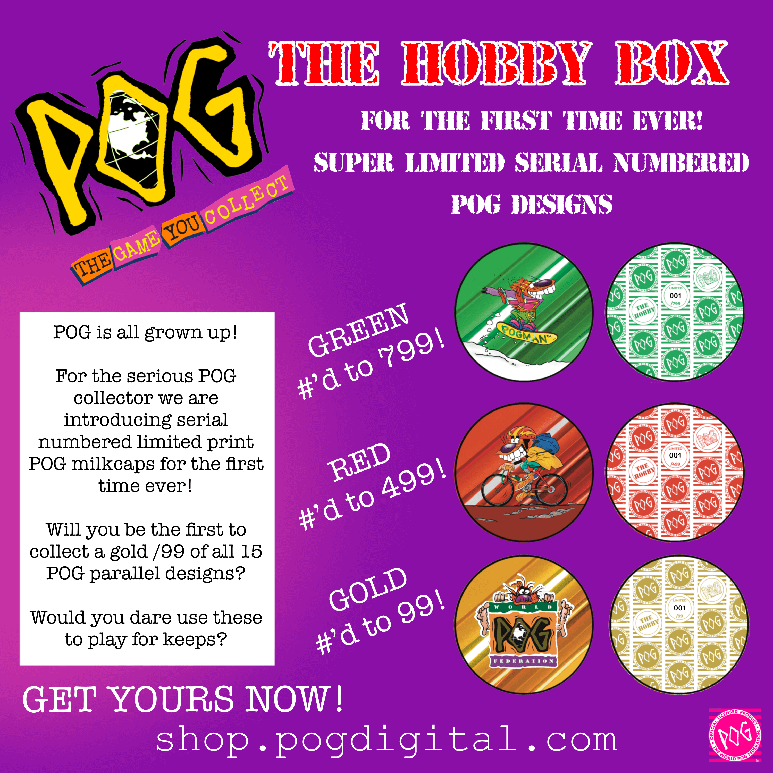 100% Authentic POG Games POG Hobby Box – The World Pog Federation ...